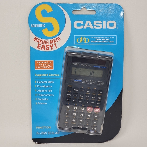 Casio | Other | Casio Fx26solar Scientific Calculator New | Poshmark